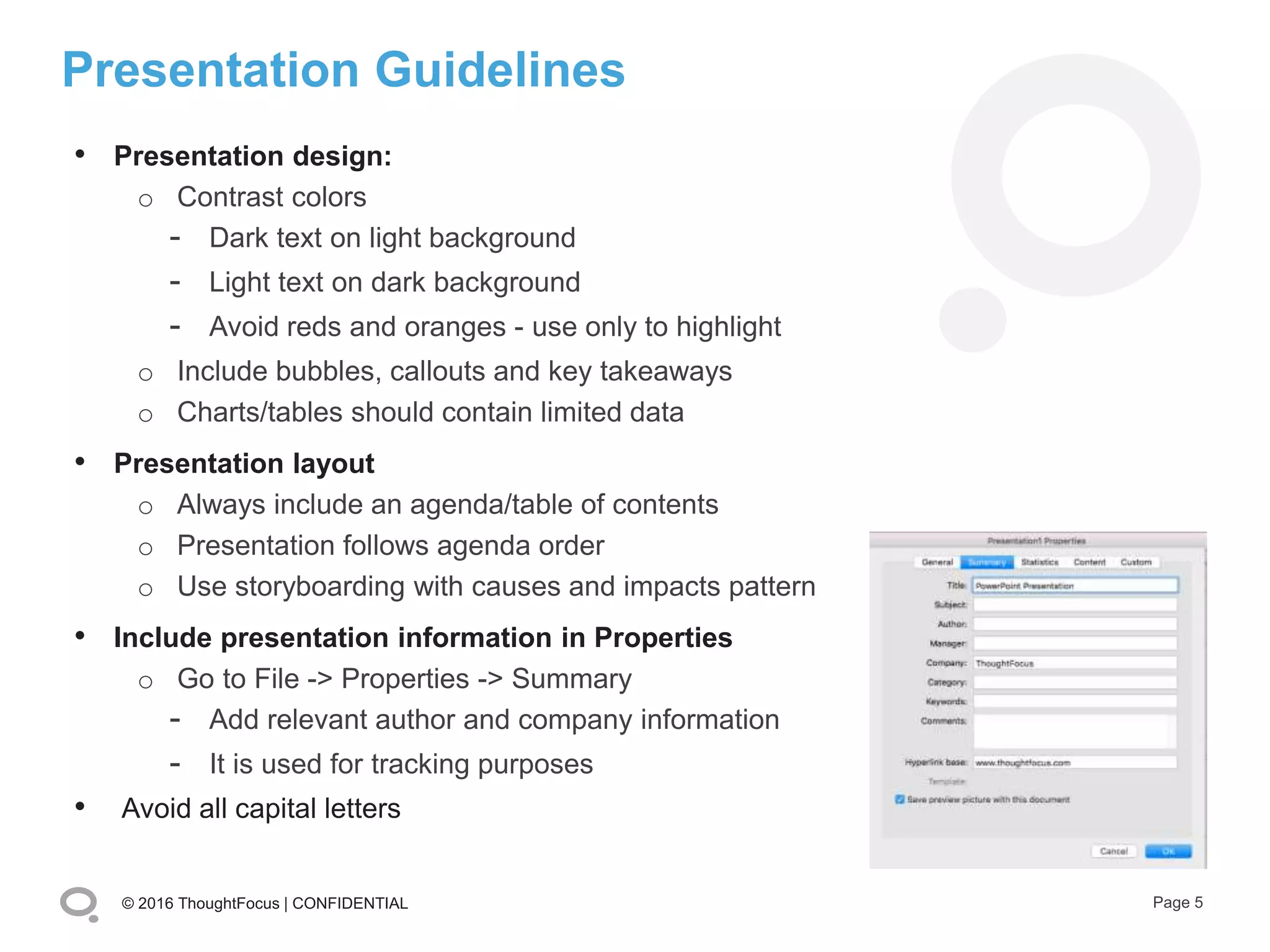 ThoughtFocus Presentation Best Practices v1.1 | PPTX | Desktop ...