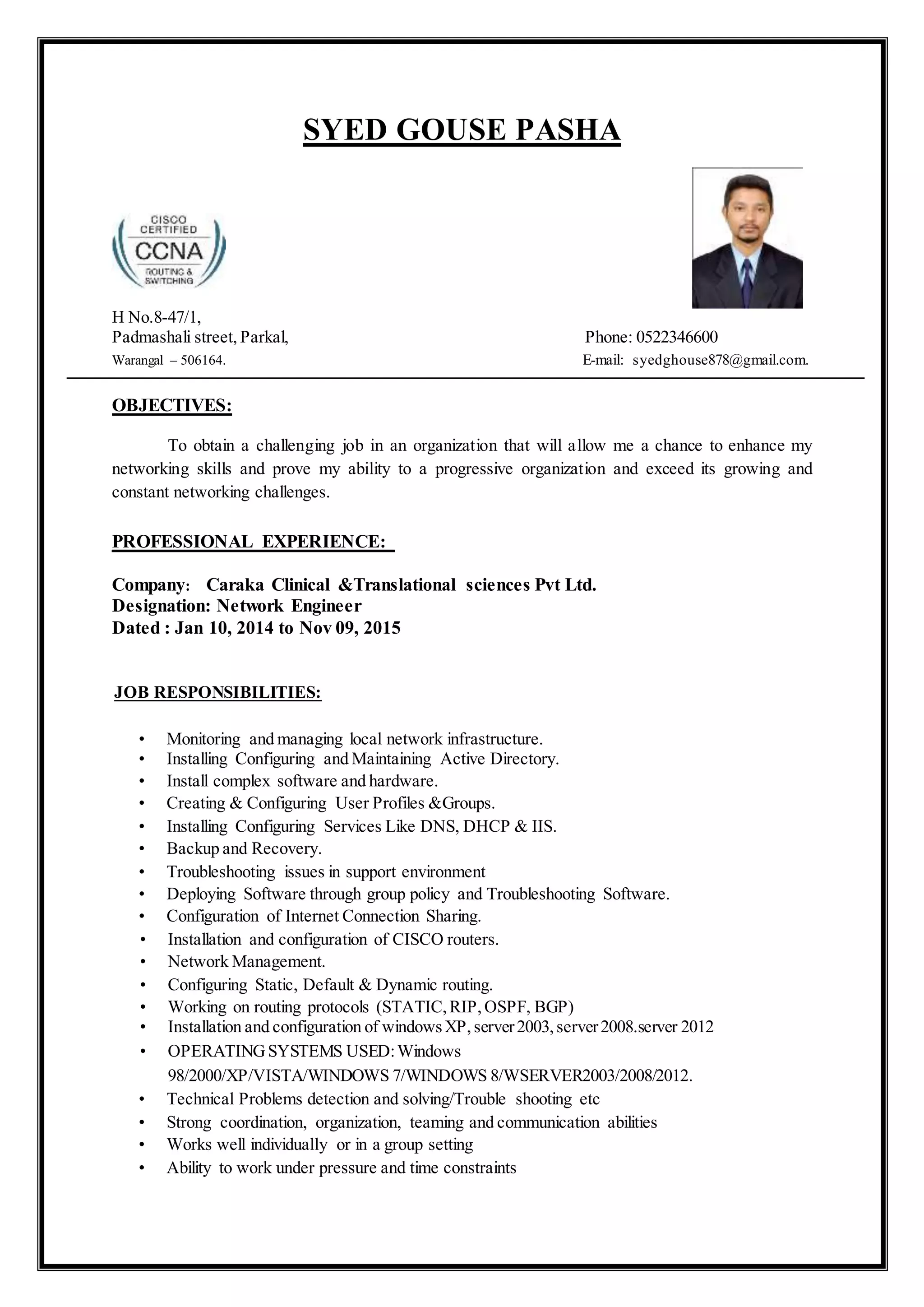 Syed Gouse Pasha | DOCX