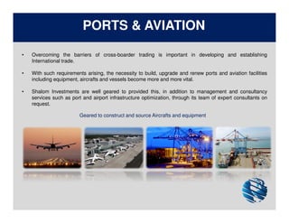 Shalom Investments - Corporate Profile | PDF