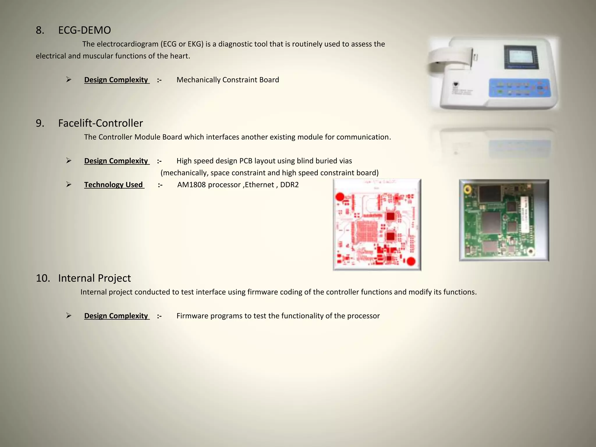 Electronics Engineer Portfolio | PPSX