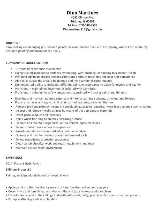 DinoMartinez Resume | PDF