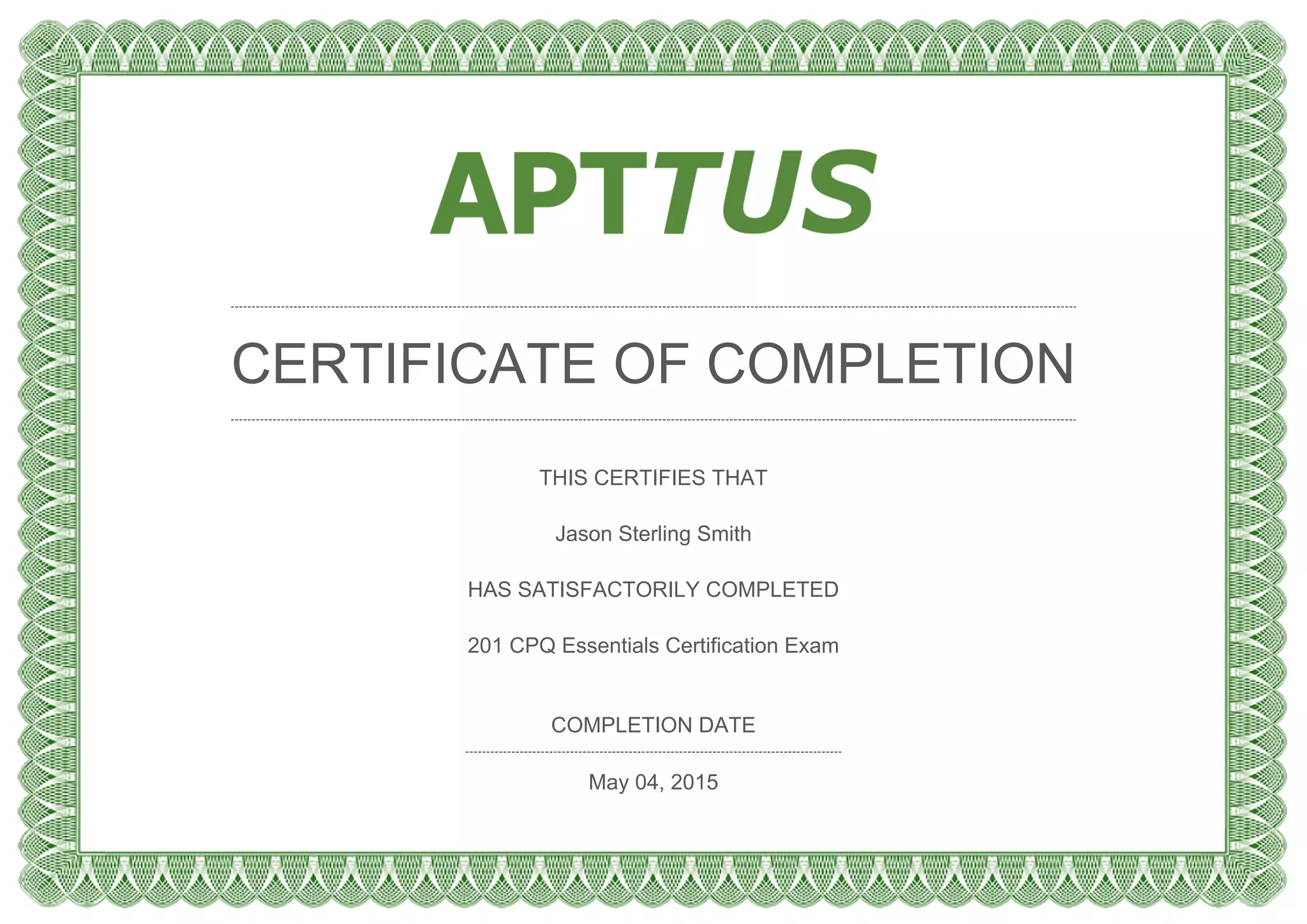 CPQ Certification | PDF