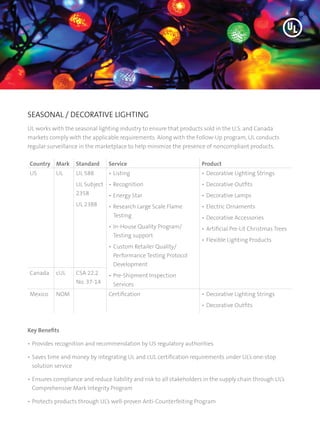 UL Wire & Cable Brochure | PDF