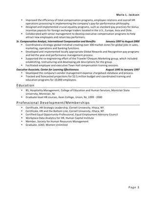 Marla L Jackson Resume | PDF