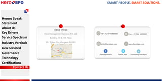 Hero BPO Introduction 22nd July 2016 | PPT