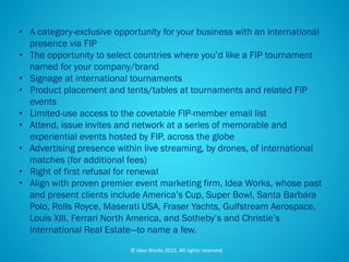 FIP Partnership_10_14_15 | PDF | Sports