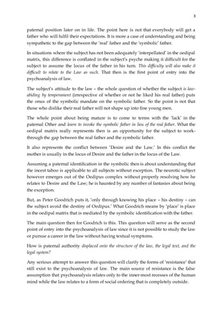 Peter Goodrich on the Psychoanalysis of Law | DOCX