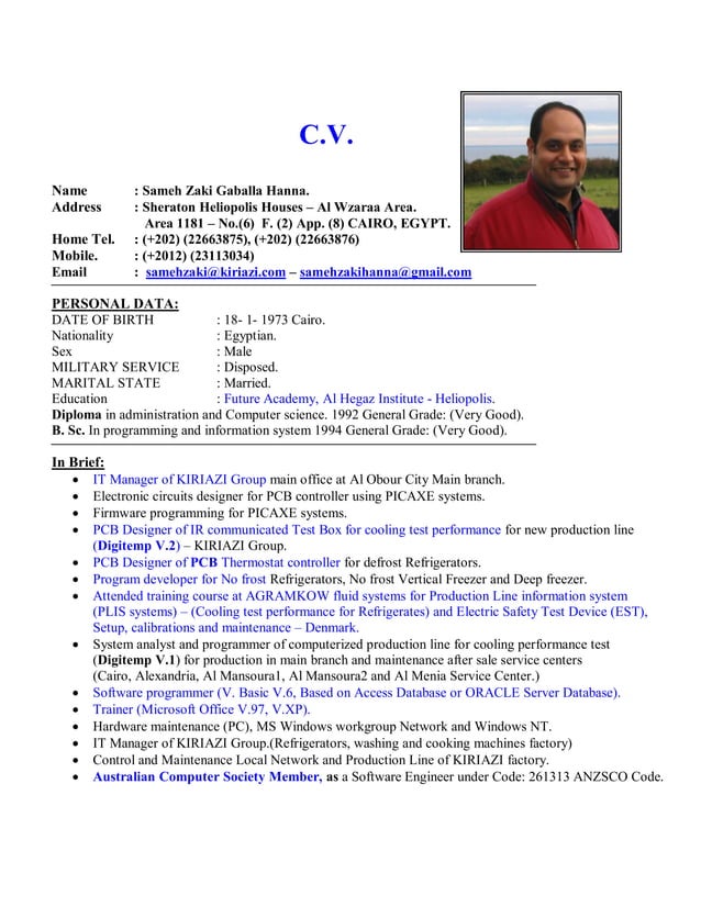 Sameh_Zaki_CV2016 | PDF