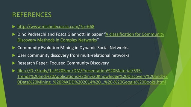 Dynamic Data Community Discovery | PPTX
