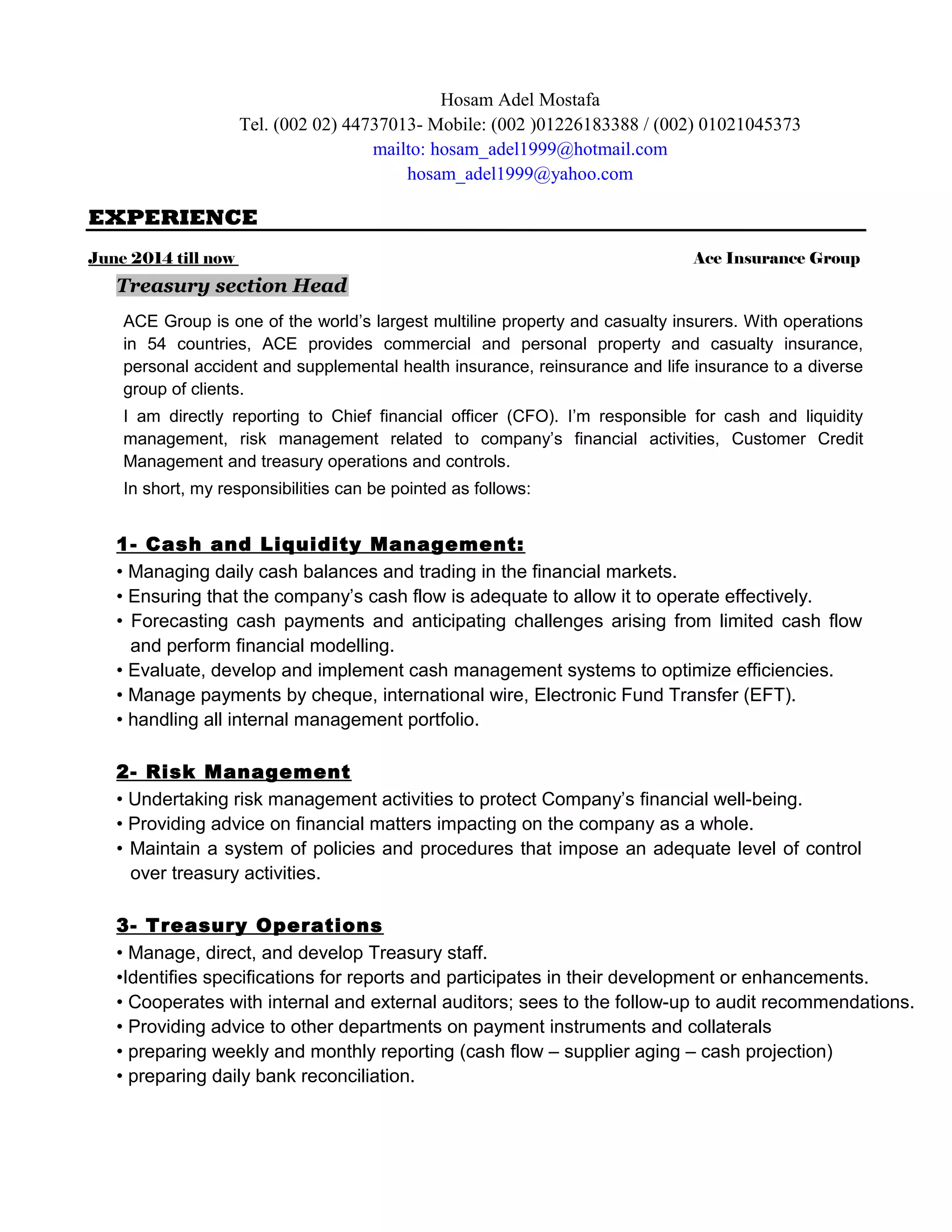 hosam cv updated | PDF
