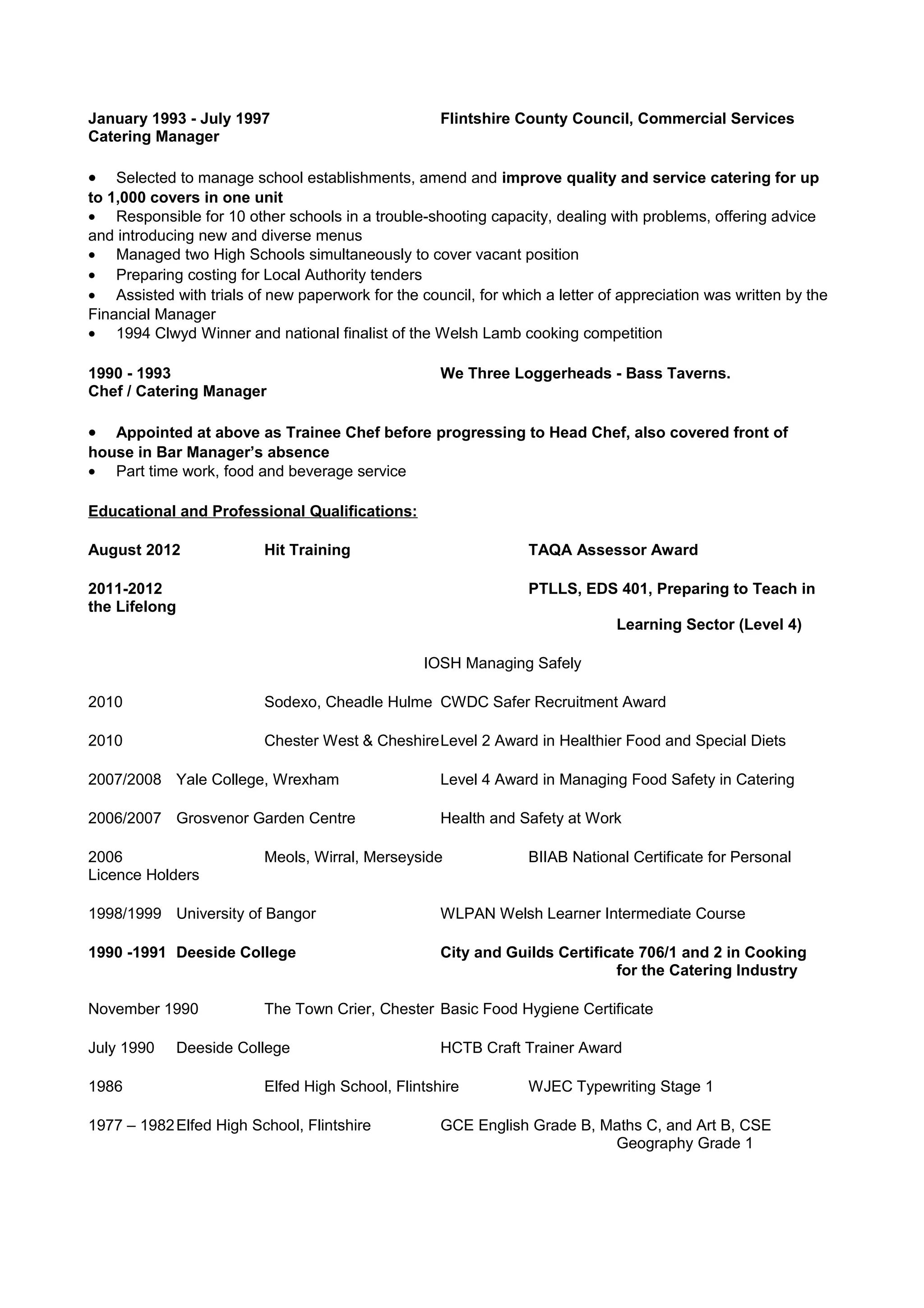 cv in word pad | ODT