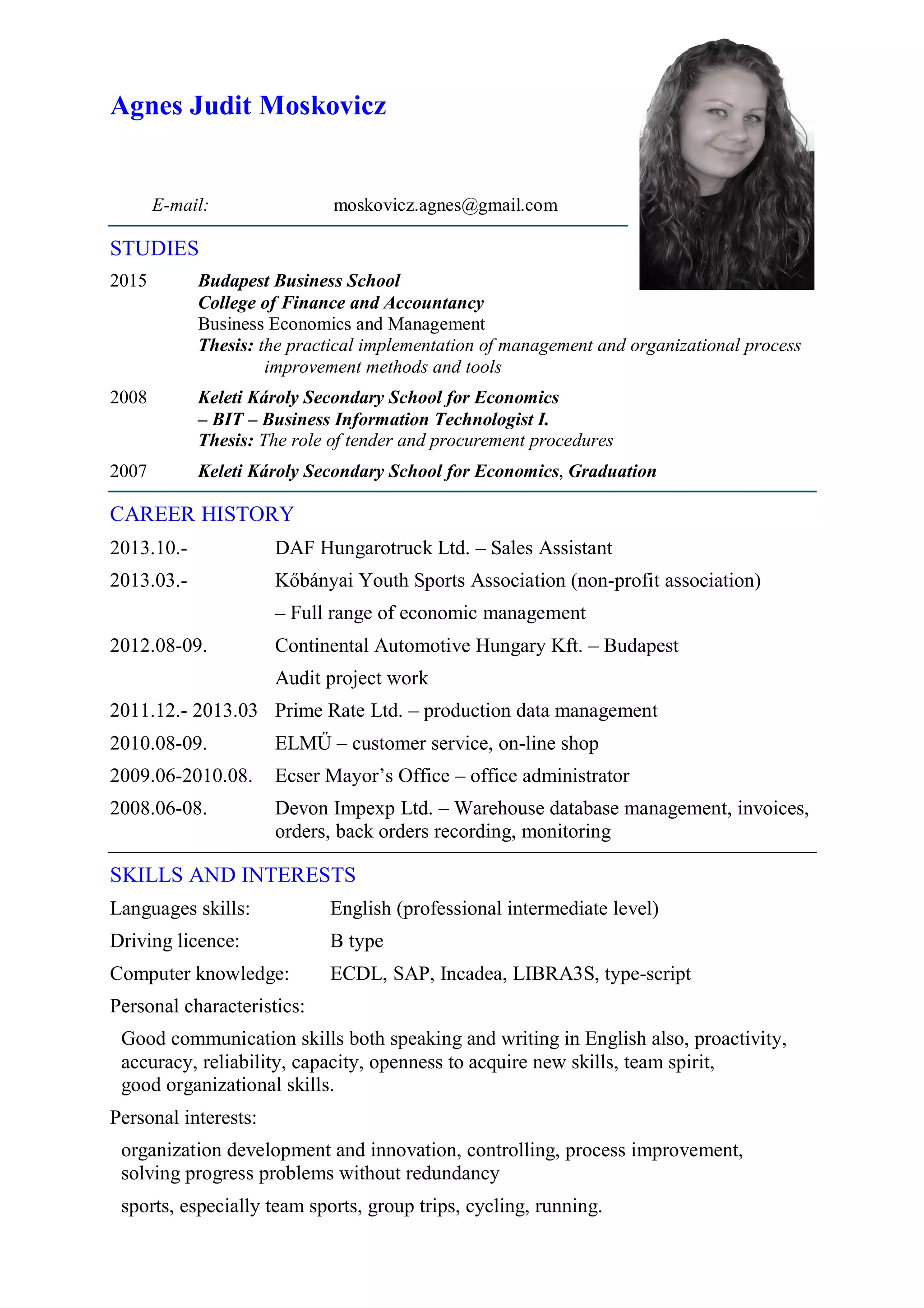 moskovicz cv linkedin | PDF