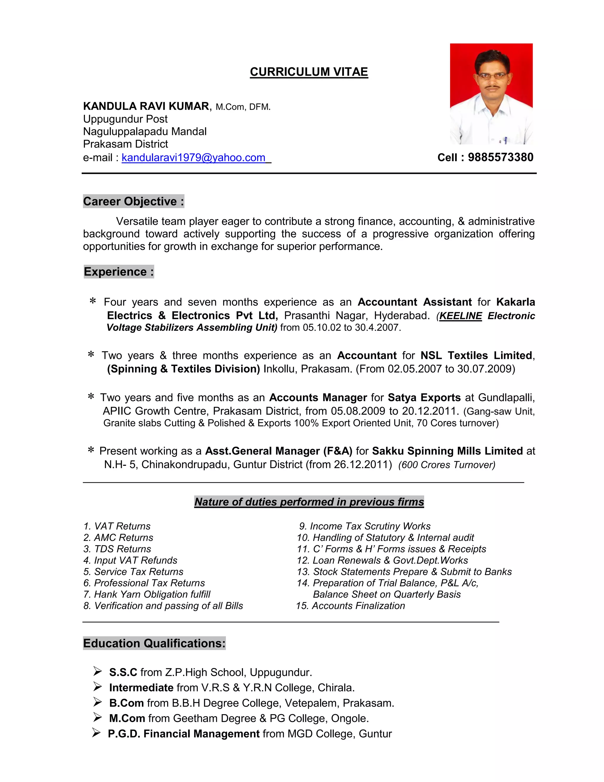 CURRICULUM VITAE | PDF