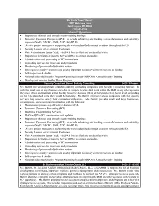 Linda Dawn Barrett Resume - 2016 | DOCX