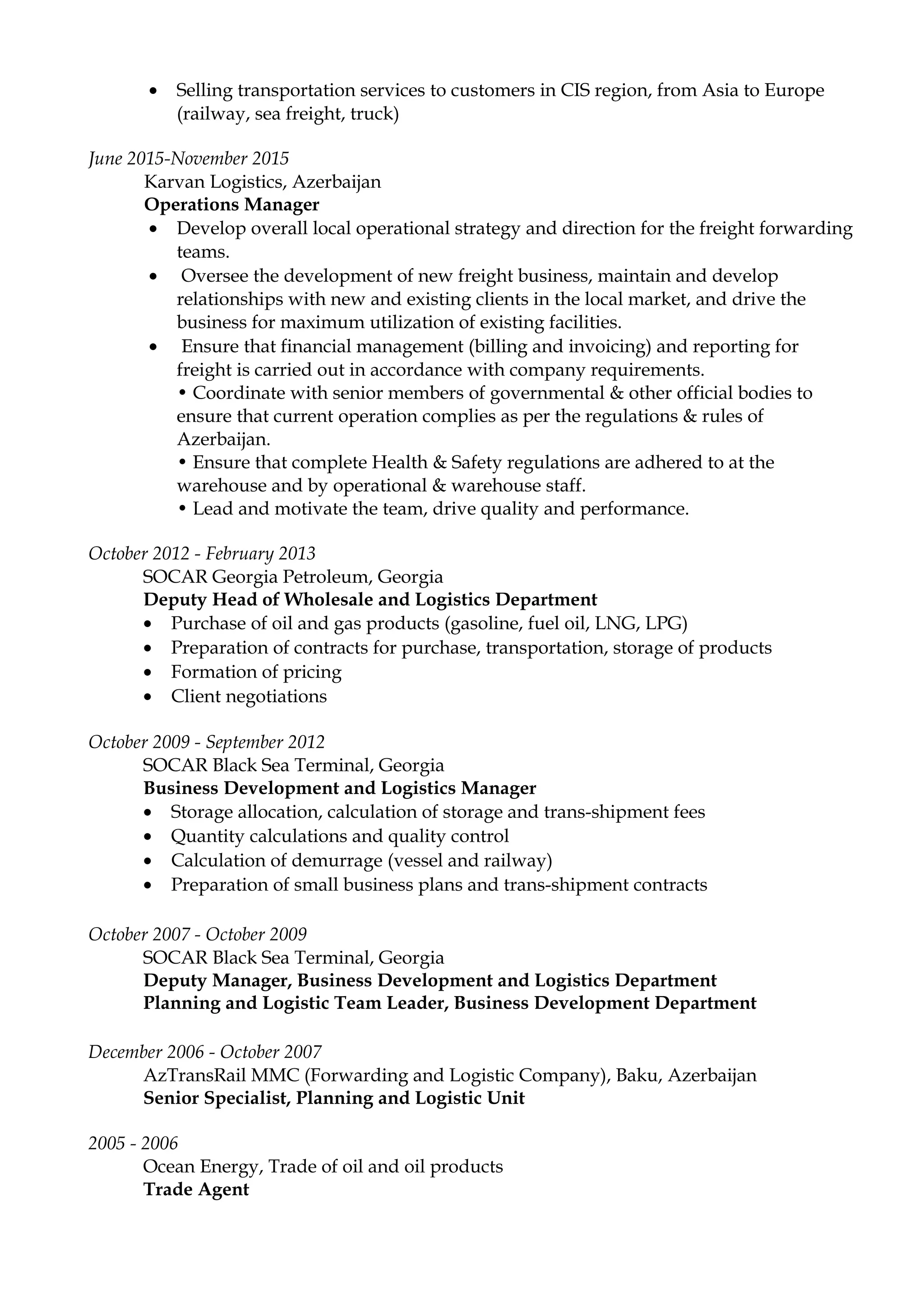 CV Murad Alxazov | PDF