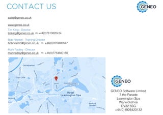 GENEO Software Overview 2015 | PDF