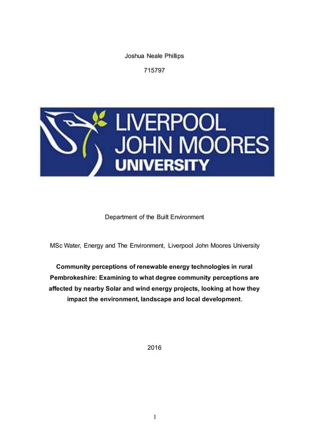 MSc Dissertation Final Version 1 | DOCX | Power and Energy Industry | Industries