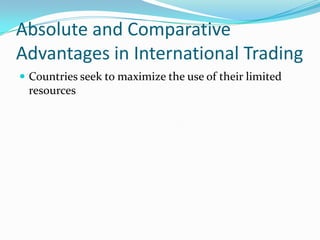 9b absolute comparative advantage | PPTX
