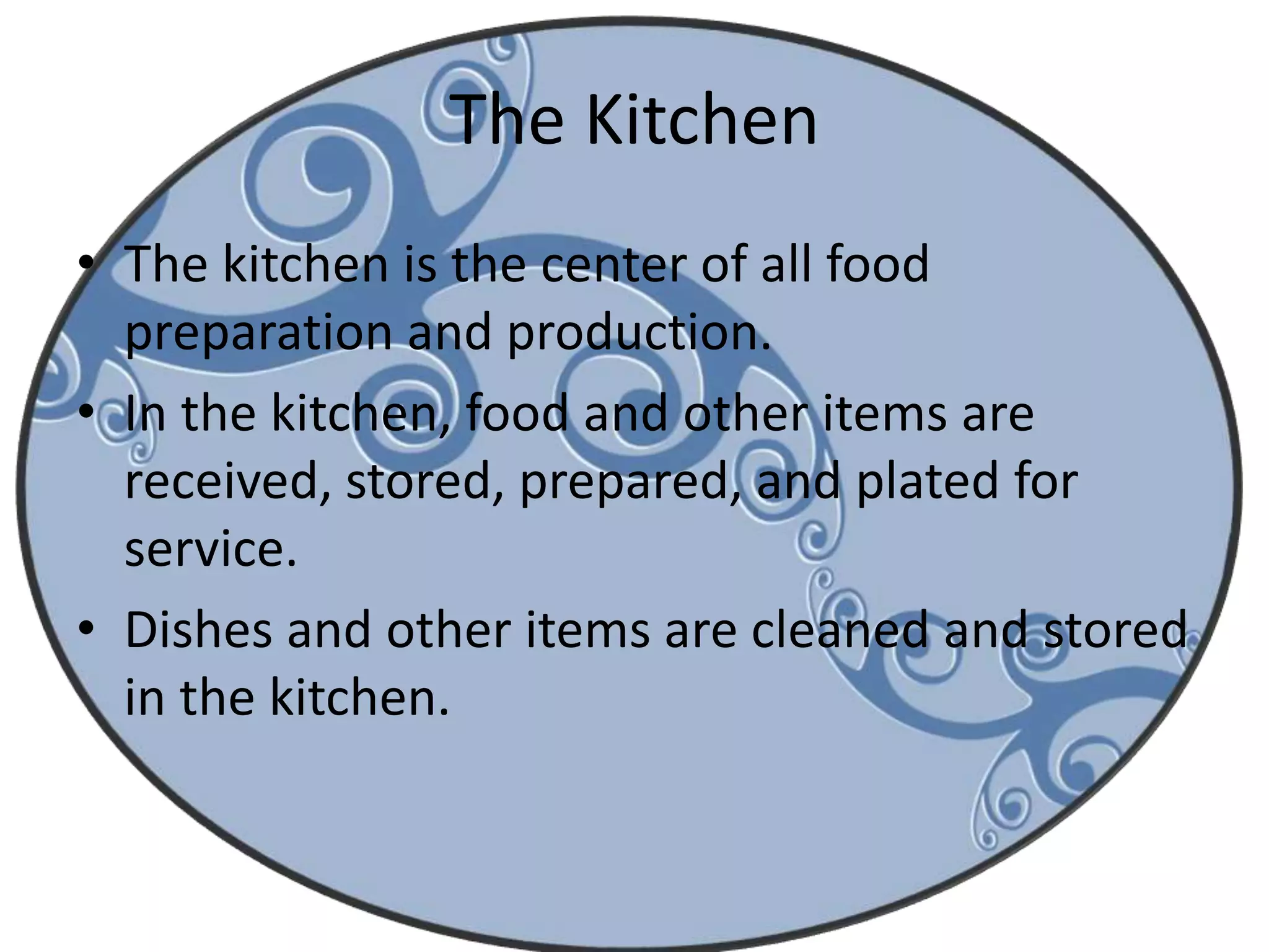 9 back of the house functions and staff (1) | PPTX