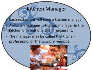 9 back of the house functions and staff (1) | PPTX