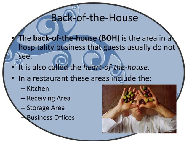 9 back of the house functions and staff (1) | PPTX