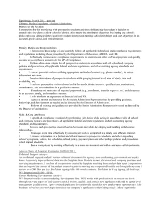 Reina M Clark Resume 2016 (1) | PDF