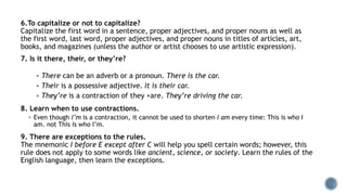 9 basic grammar rules | PPT