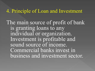 9 basic principles that commercial banks follow- Nelson | PPT