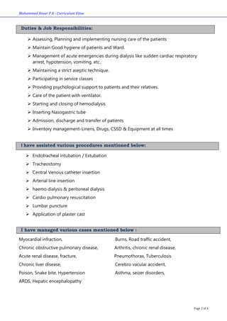 ansar resume new | PDF