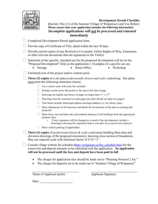 1.5.) DP application checklist | PDF