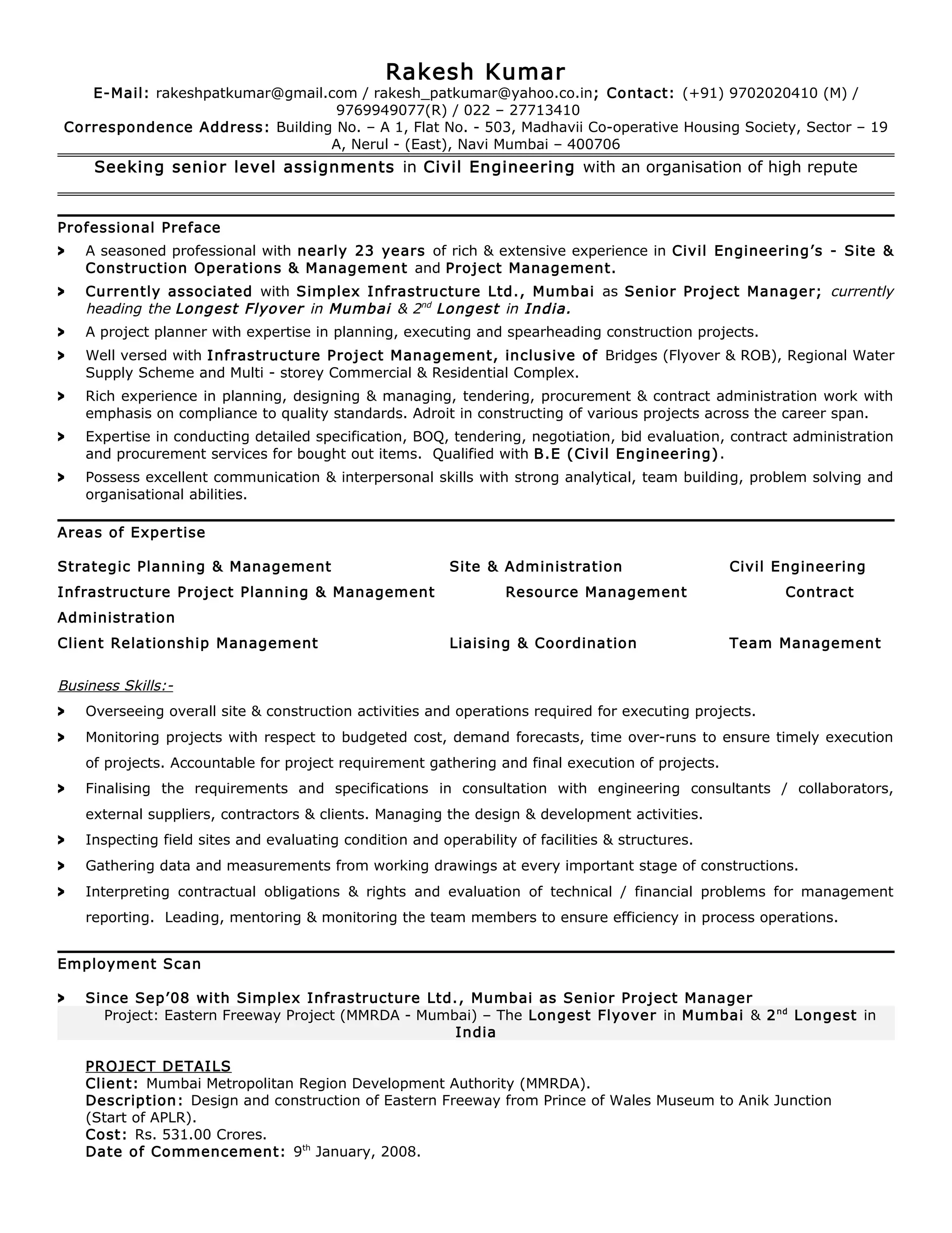 final resume Rakesh kumar | DOC