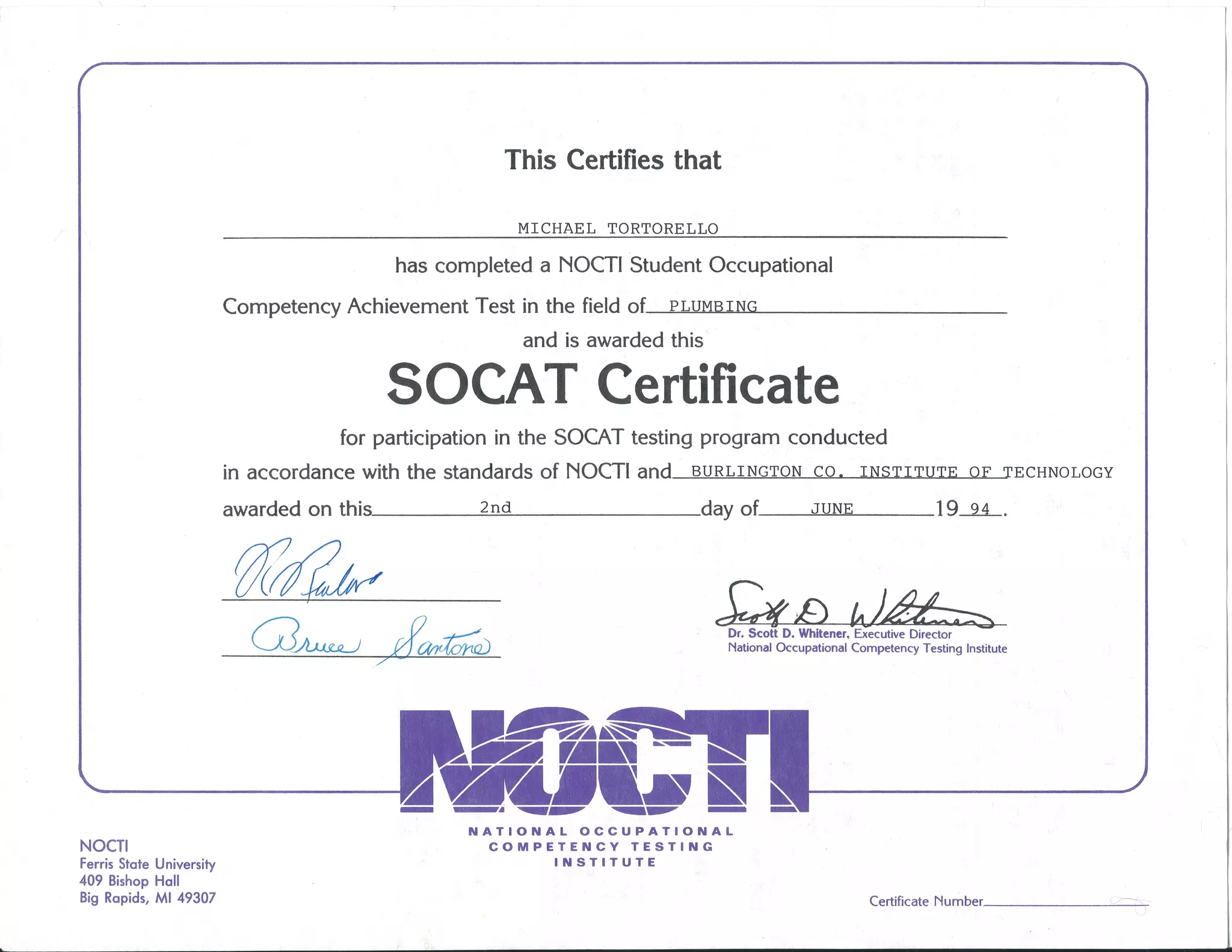 SOCAT Certificate | PDF