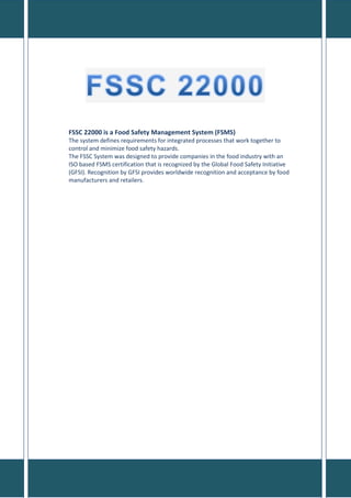 FSSC | PDF