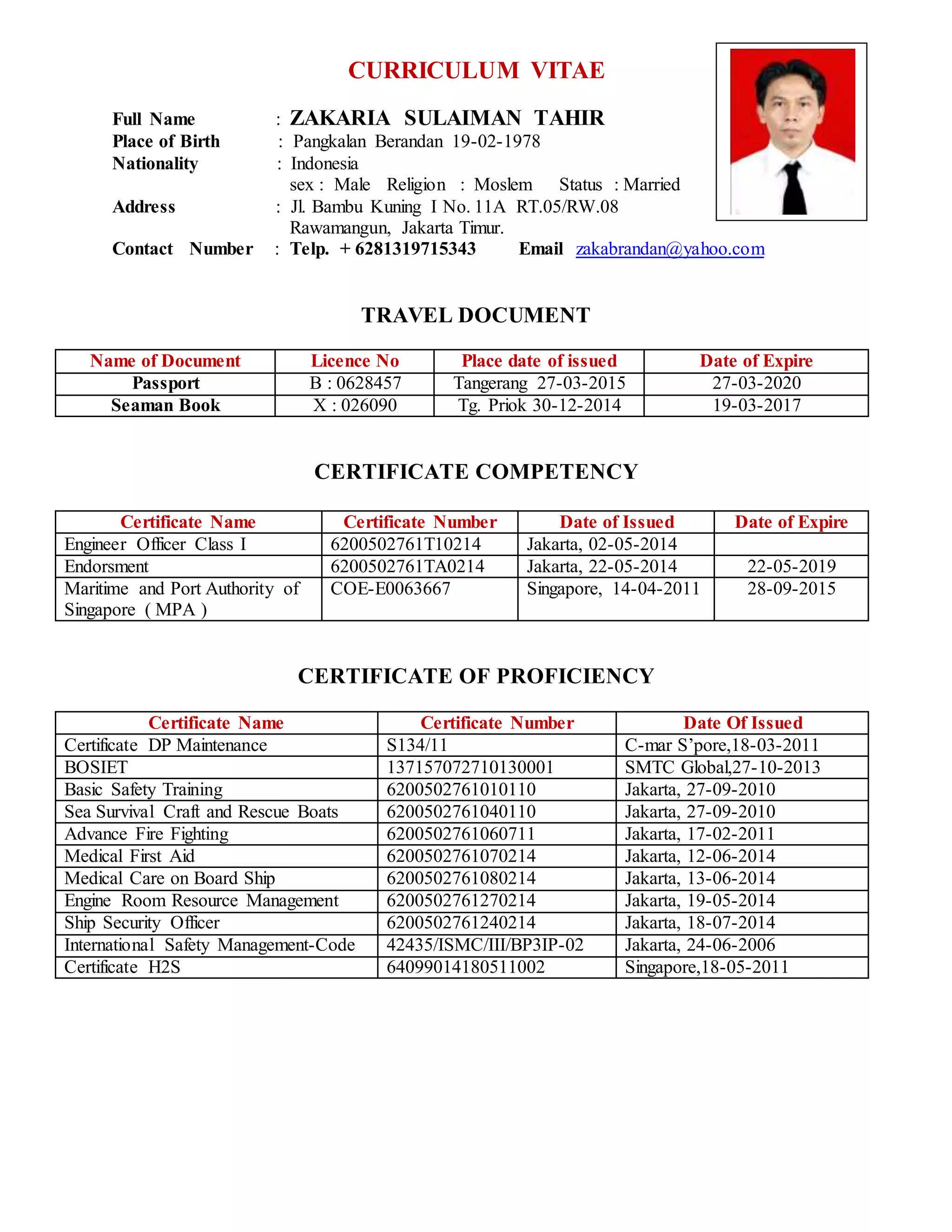 My CV | DOCX | Cruises | Travel Type