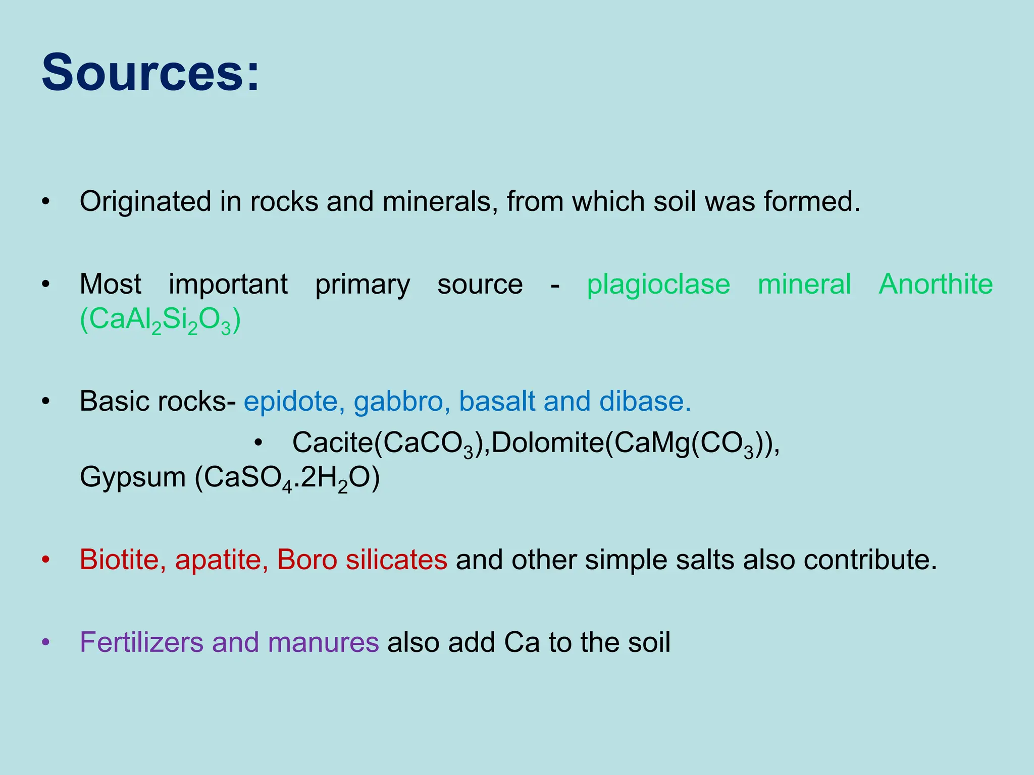 9b chemistry of soil Ca & Mg.pptx | Commodities | Economy