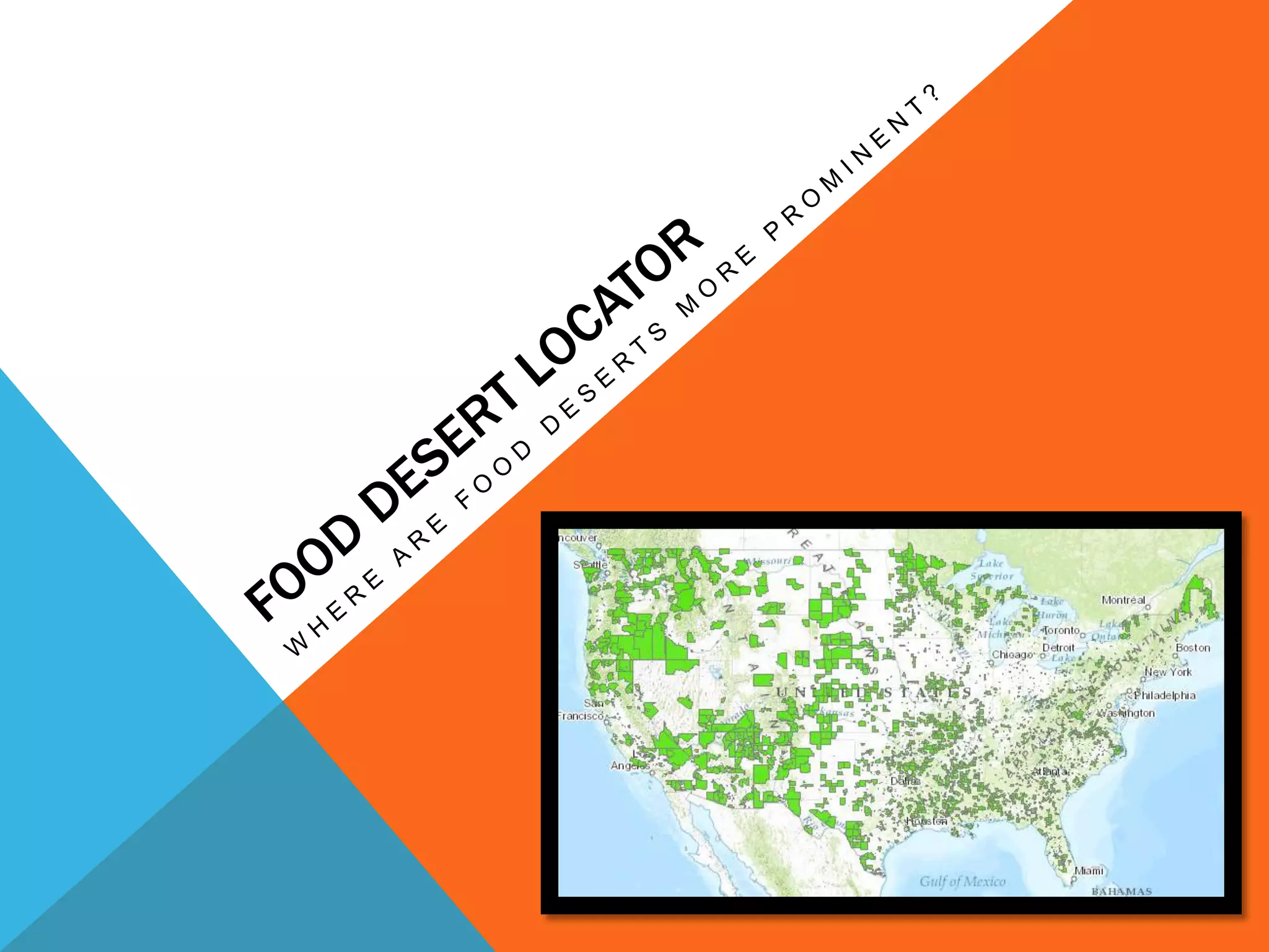 Civic Presentation - Food Deserts | PPTX