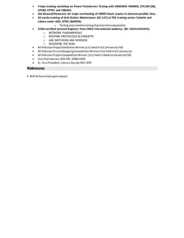 ahsan elahi CV3 | PDF