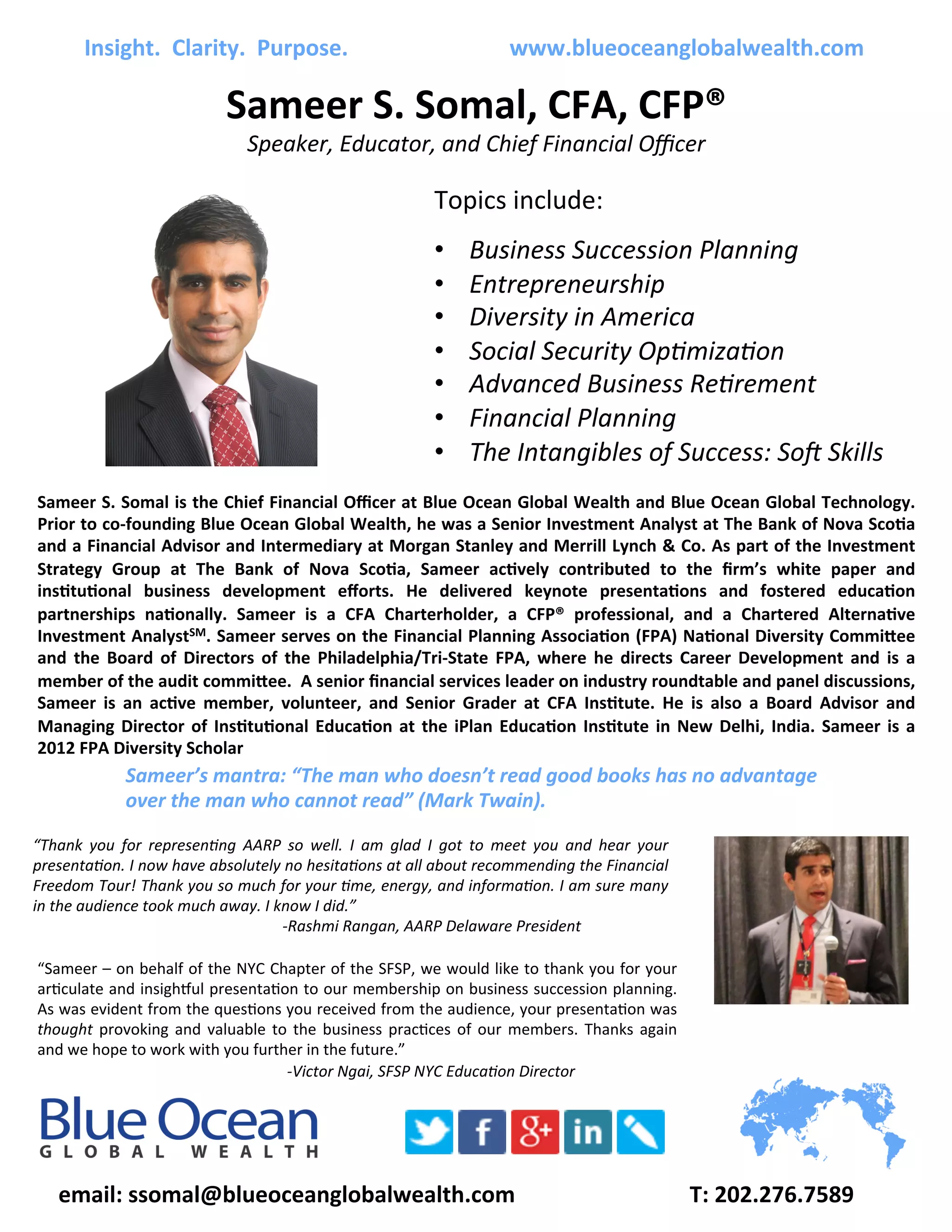 Sameer_Somal_SpeakerBioOutline | PDF