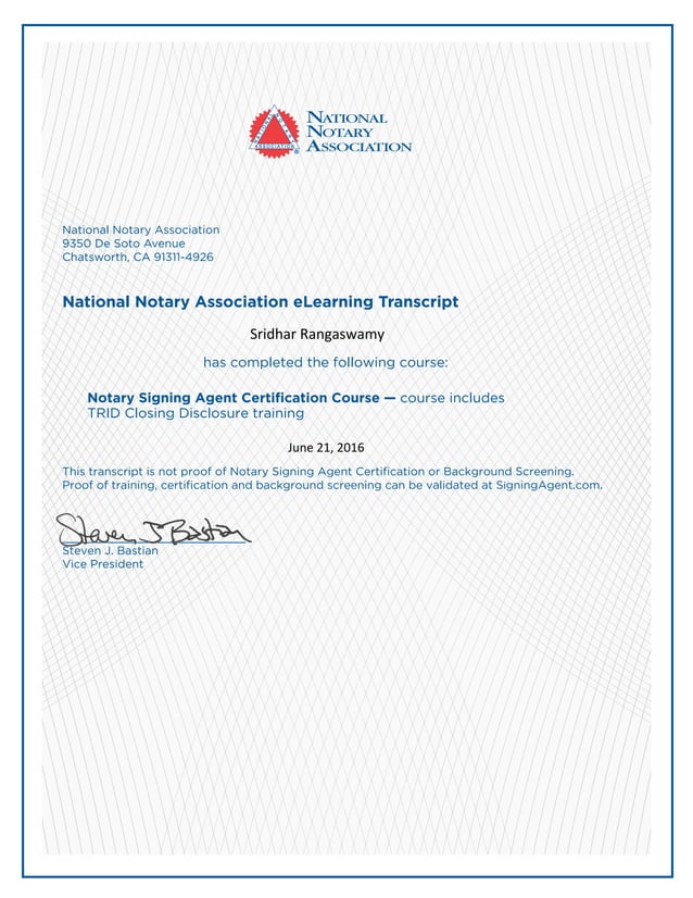 2016-6-21 Notary Certification Course | PDF | Law