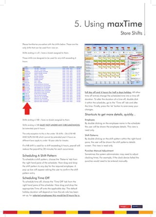 Maxtime Training Manual | PDF