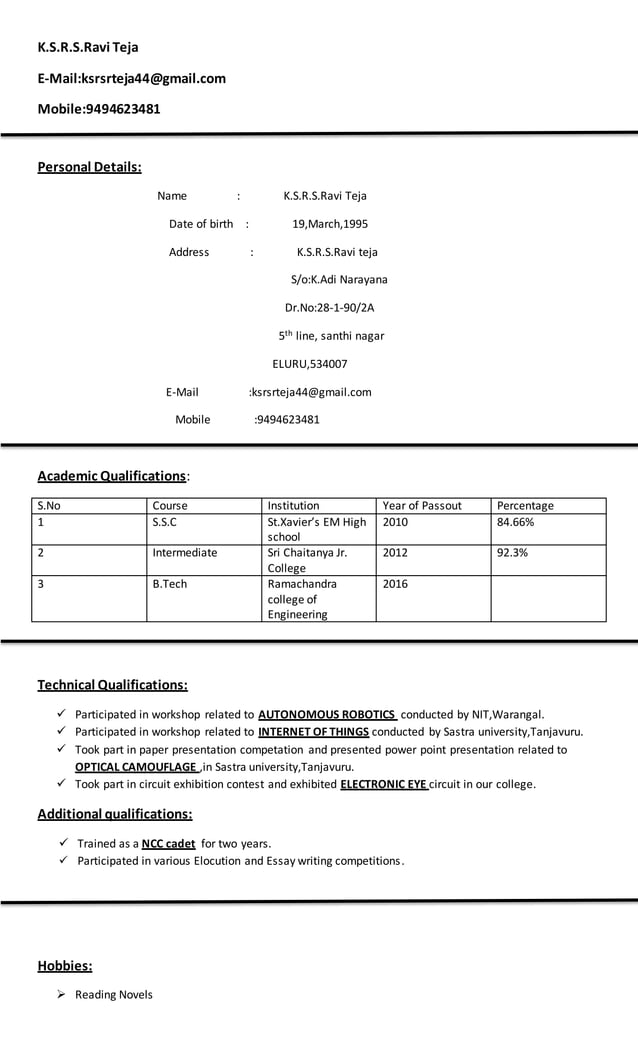 resume | DOCX | Technology & Computing