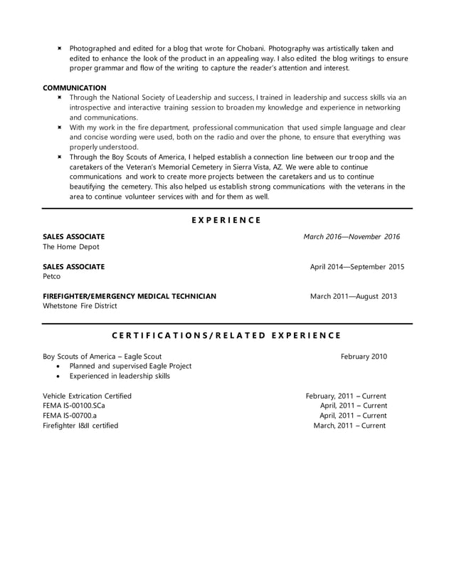 Julian Van Gorden Resume | PDF