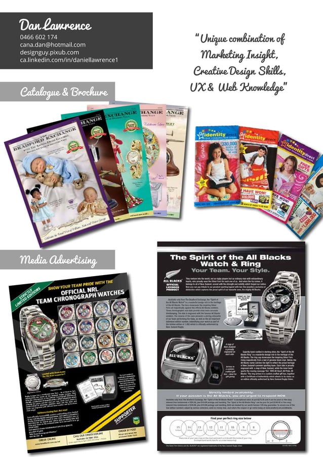 Dan Lawrence Portfolio | PDF