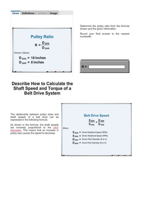 Belt Drives Outline | DOCX