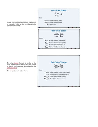 Belt Drives Outline | DOCX