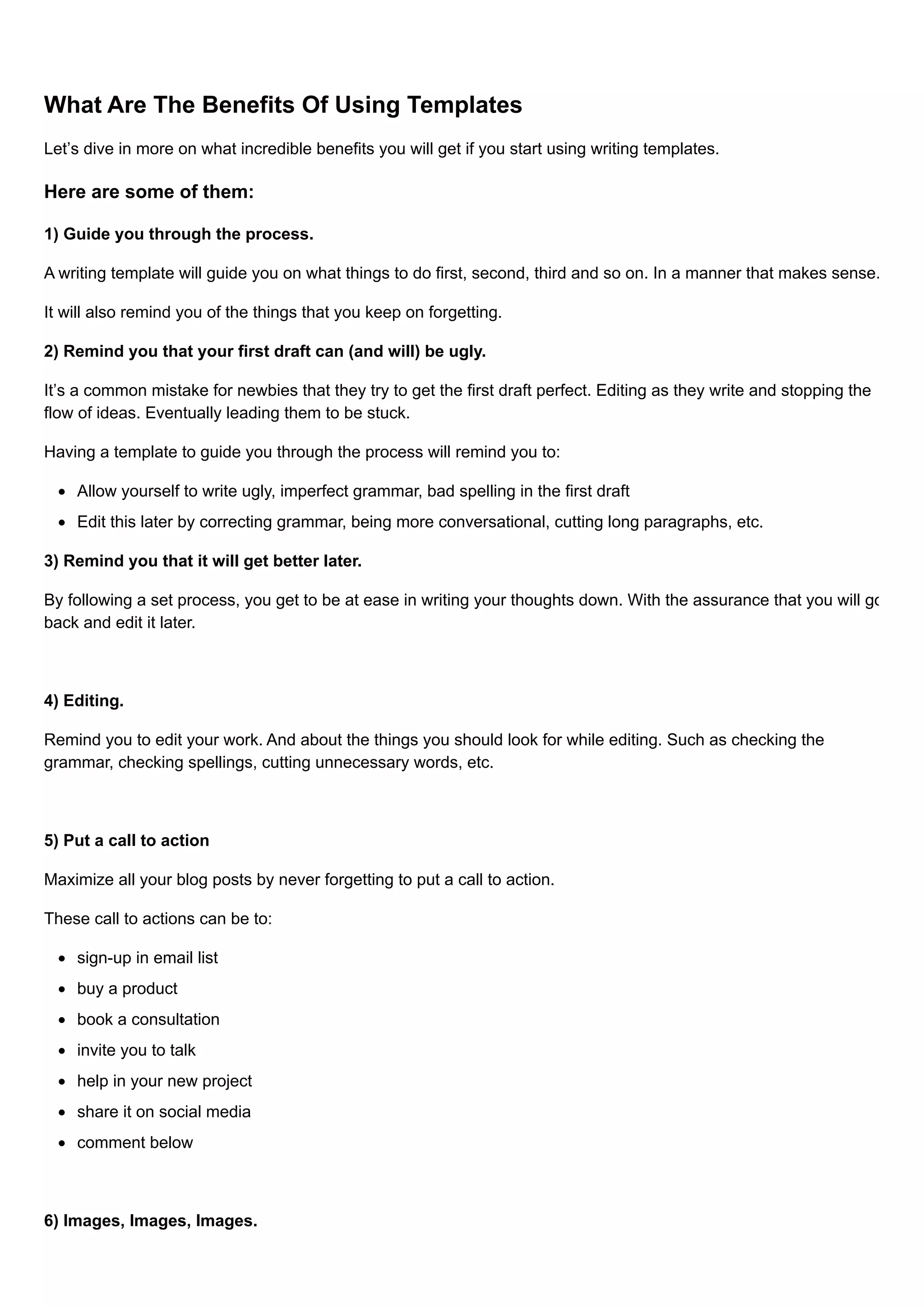 9 best blog writing templates | PDF