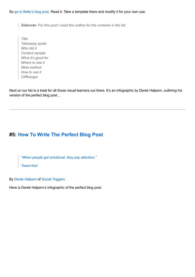 9 best blog writing templates | PDF