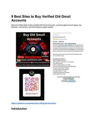 9 Best Sites to Buy Verified Old Gmail Accounts.docx