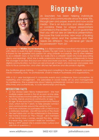 Speaker Kit - Jo Saunders-web | PDF