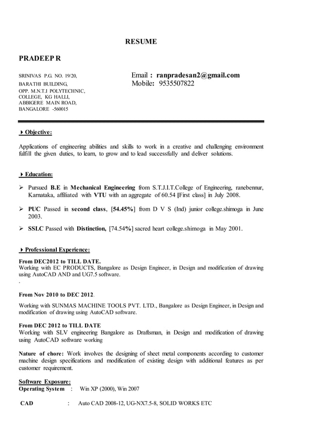 PRADEEP_R_RESUME | PDF